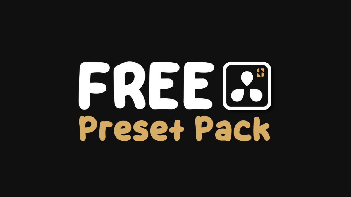 FREE Davinci Resolve Preset Pack